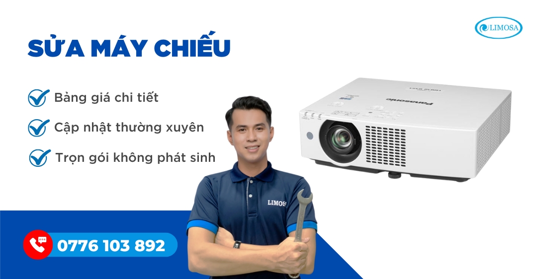 Sửa máy chiếu - Dịch vụ sửa chữa tại nhà Uy tín, Giá rẻ 24/7